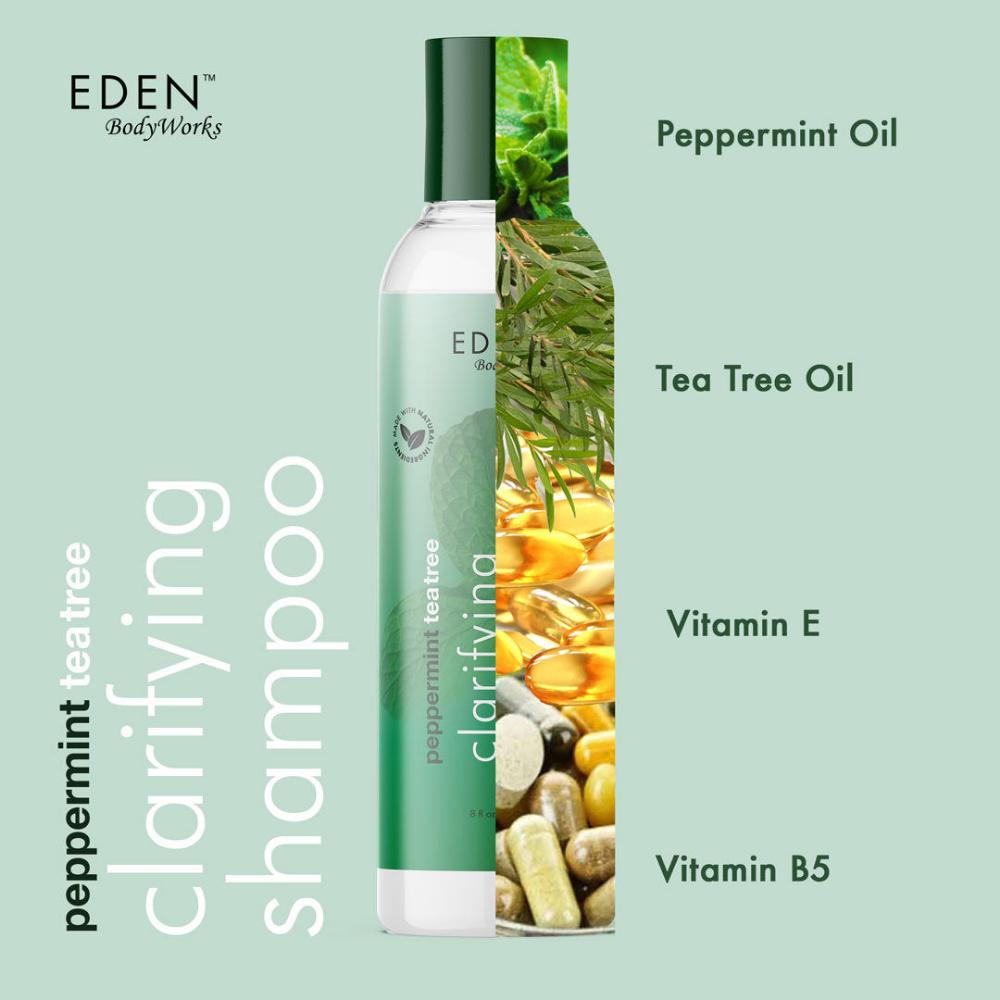 Peppermint Tea Tree Shampoo – EDEN BodyWorks
